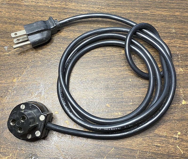 Bulgin 90 DEGREE FEMALE 60s - 70s on USA AC Power Cord | Reverb