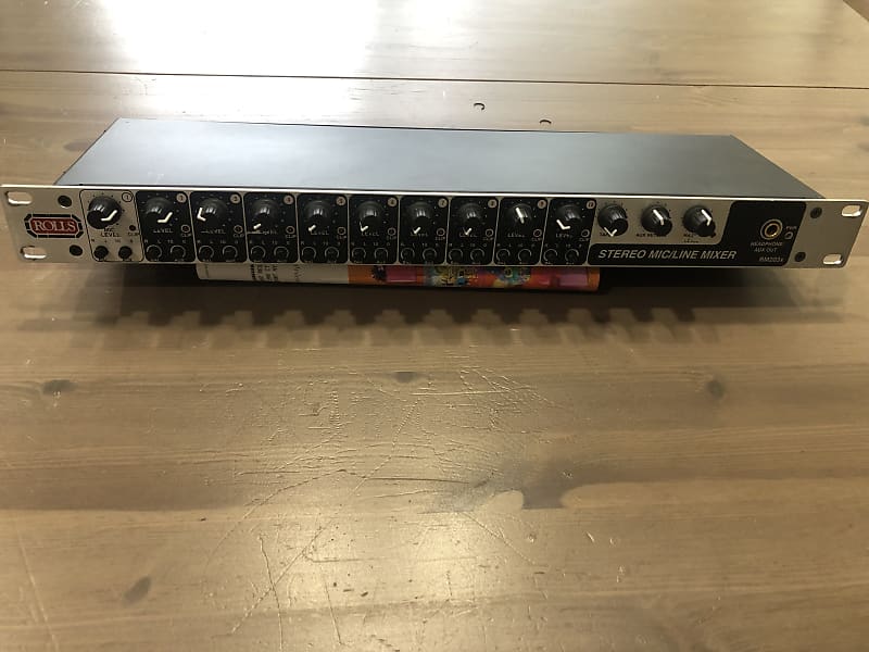 Rolls RM203x Stereo Rack Mount Line Mixer | Reverb
