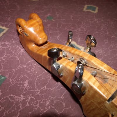 Beautiful 2002 Robert Mize mountain dulcimer "Ram's Head" | Reverb