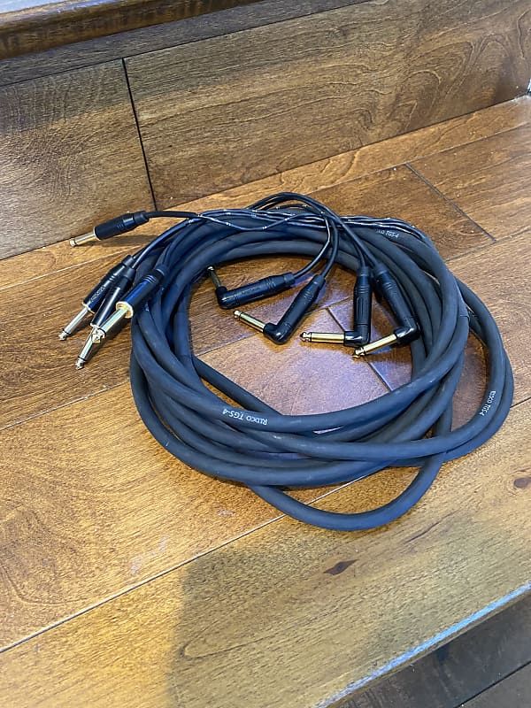 RedCo TGS-4 - 4ch - 18ft. 1/4" TS to 1/4" TS Snake Cable | Reverb