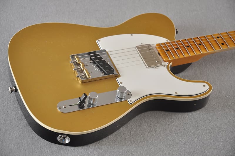 Fender Custom Shop Telecaster Journeyman Relic Aztec Gold | Reverb
