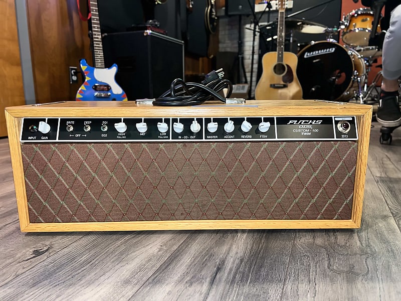 Fuchs ODS-100 Fender Twin Mod 2013 - Custom Wood Panel Head | Reverb