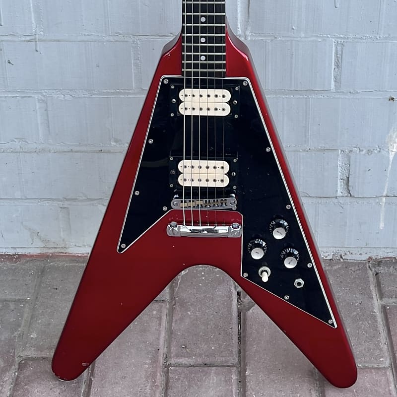 ULTRA RARE 1980's Greco Flying V ... ORDER MADE ... DiMarzio | Reverb