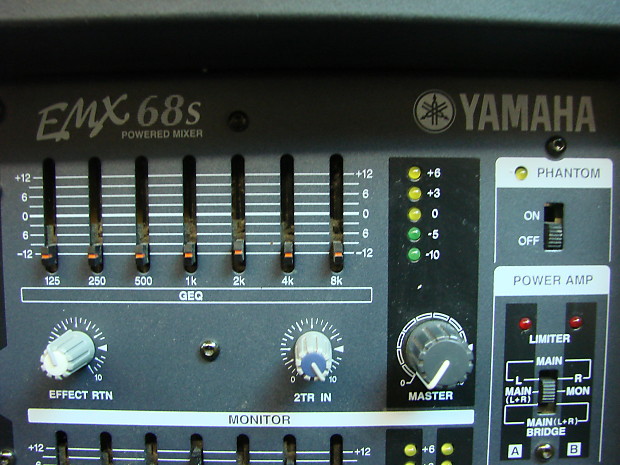 Yamaha EMX68S 6-Channel Powered Mixer | Reverb