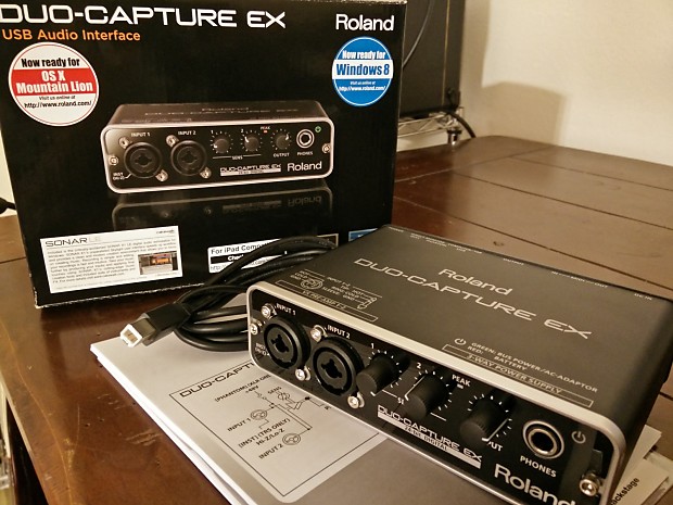 Roland Duo Capture EX - USB Recording Interface - iOS | Reverb