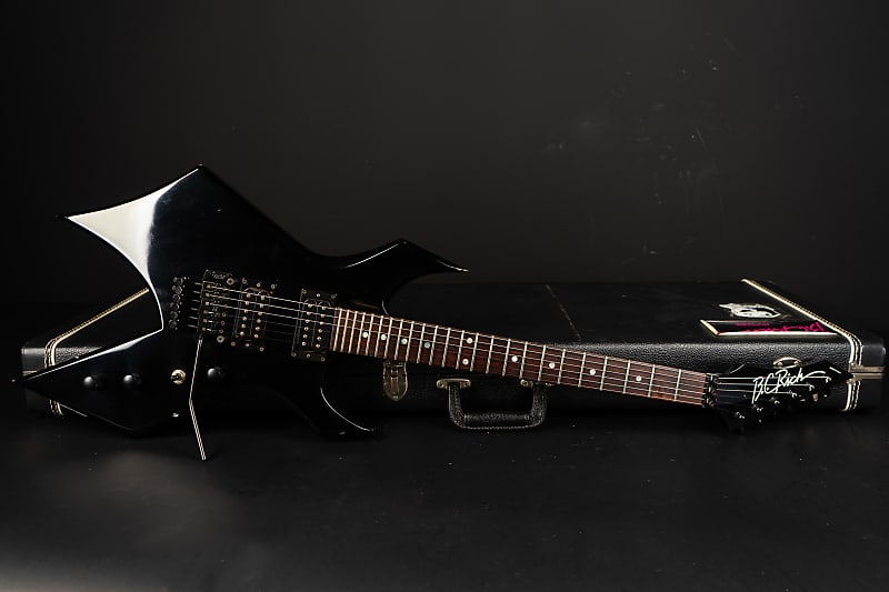 1990 BC Rich Warlock NT - Black | Reverb