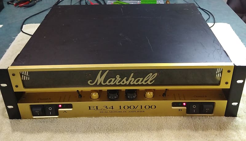 Marshall 9200 Dual Monobloc 100/100 Watt Amplifier - 1998 | Reverb