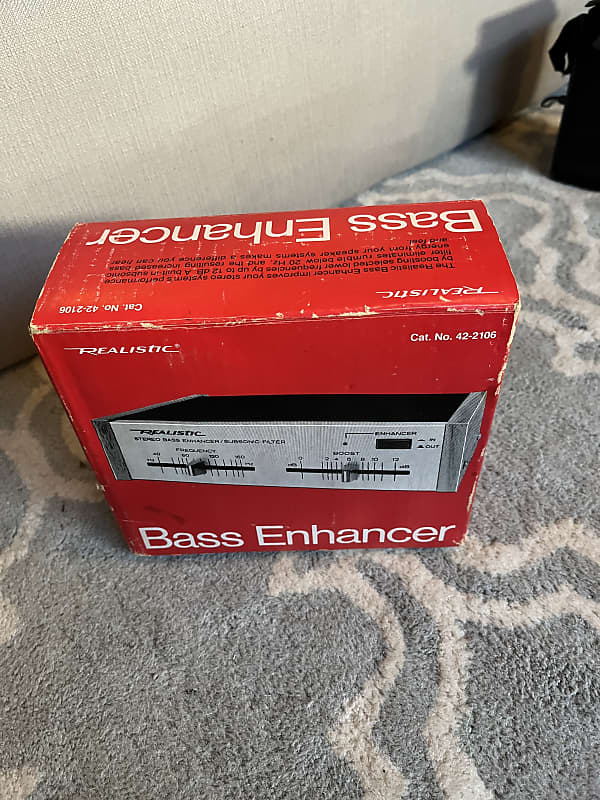 Realistic Stereo Bass Enhancer/Subsonic Filter Vintage 1980s | Reverb