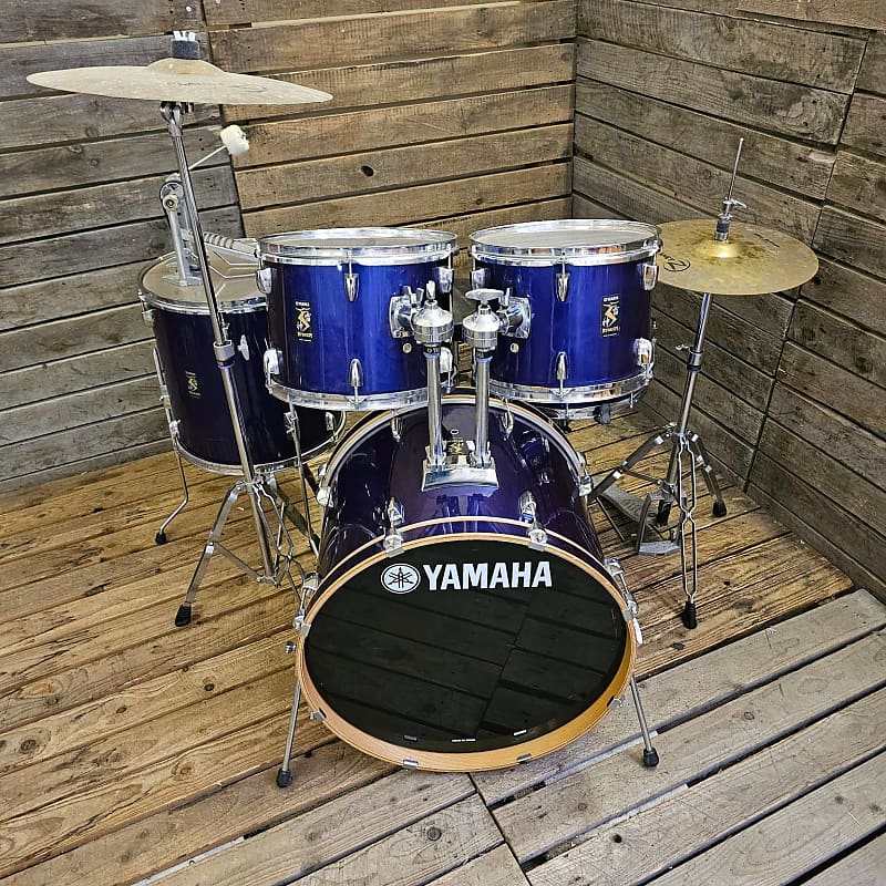 Yamaha Rydeen Drum Kit, Blue Complete USED! RKREY270325 | Reverb UK