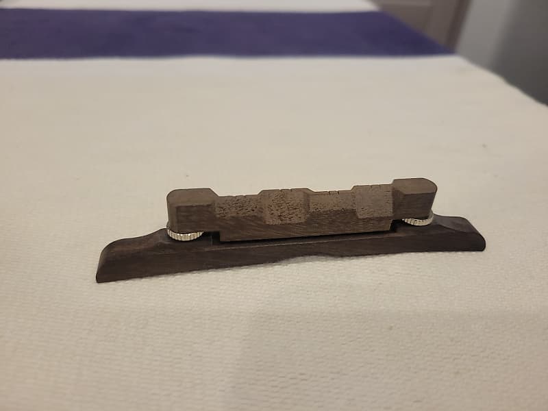 Floating Rosewood Adjustable Mandolin Bridge Vintage | Reverb