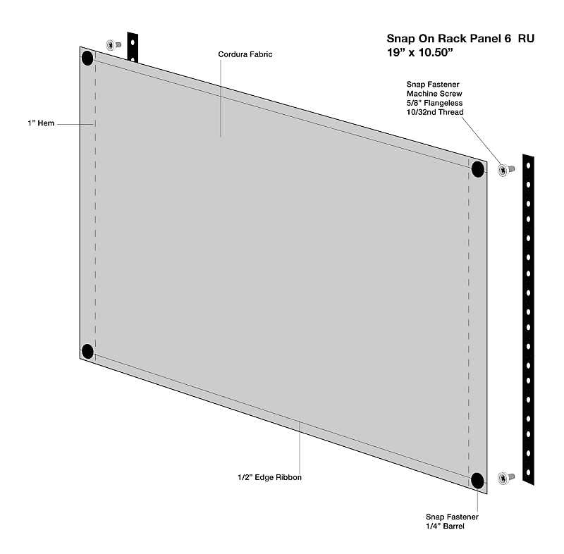 6U Blank Rack Mount Snap-On Rack Panel Spacer for 19” Server, | Reverb