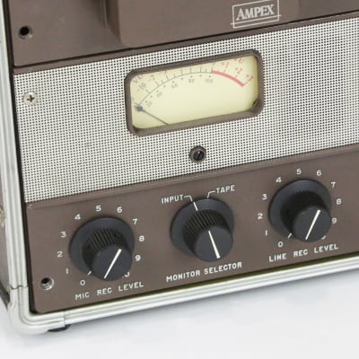 1964 Ampex Model 602 Burgundy Leatherette Portable Analog | Reverb