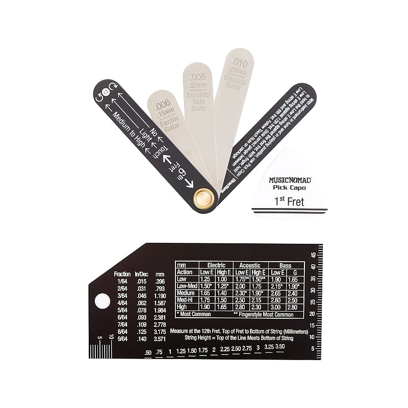 Music Nomad Truss Rod Gauge & String Action Gauge | Reverb Australia