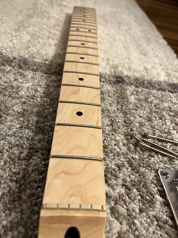 DIRT CHEAP! loaded Donner Stratocaster style replacement neck | Reverb