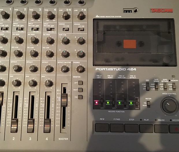 Tascam Portastudio 424 Four Track Cassette Recorder | Reverb