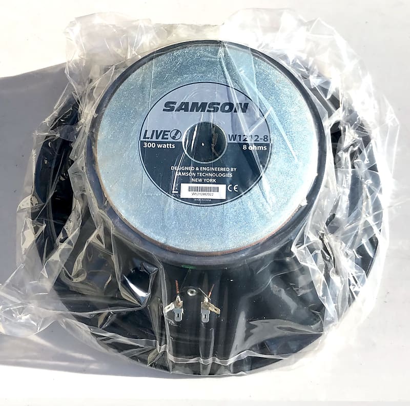 Samson 12 inch Heavy Duty Speaker, 300 watts, 8 Ohms. W1212-8 | Reverb