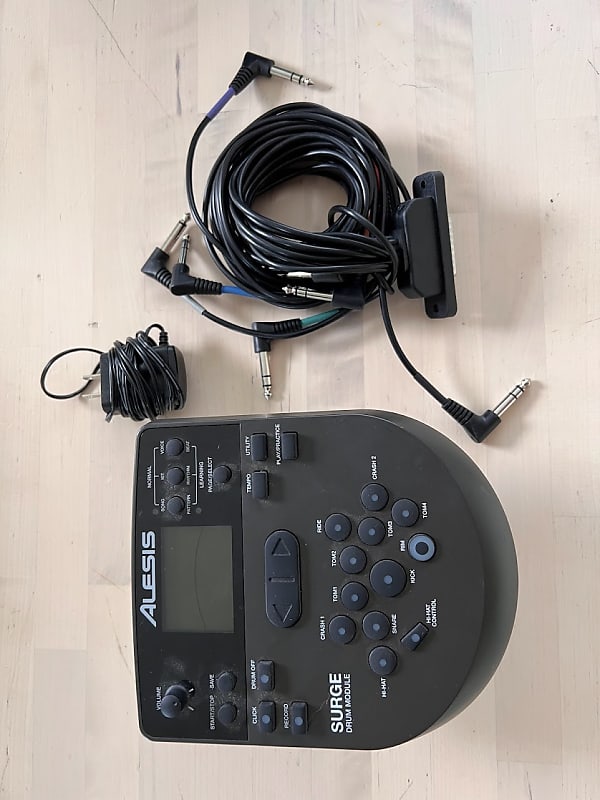 Alesis Surge DM7X Drum Module with Mount and cables | Reverb