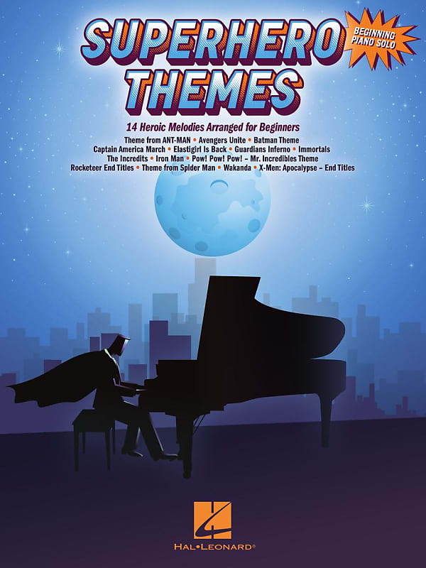 Superhero Themes for Beginning Piano Solo | Reverb