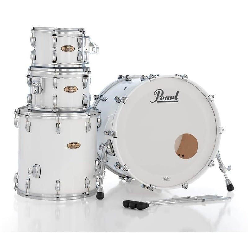 Pearl Masters Maple Pure 4pc Drum Set w/22x16BD w/L-Bracket | Reverb