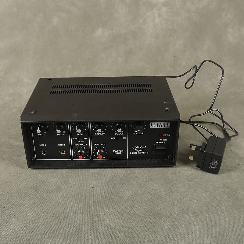 Uniword UDMX-40 Digital Echo/Reverb FX Unit - 2nd Hand | Reverb