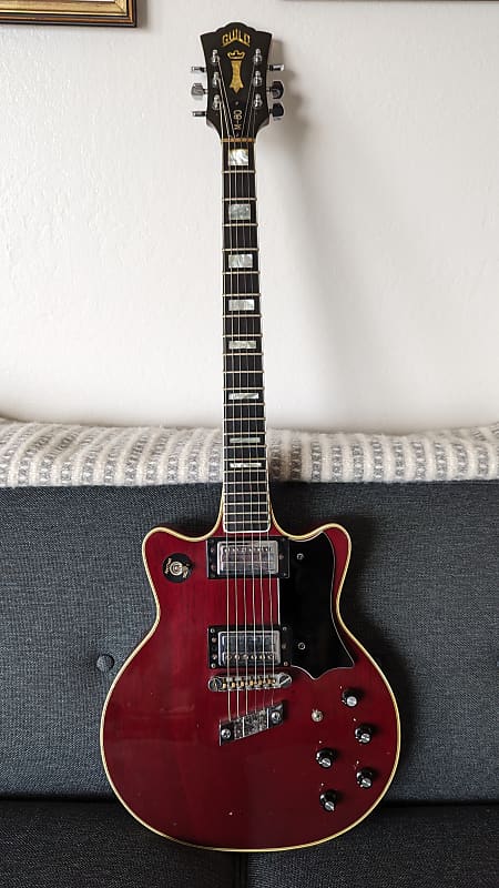 Guild M-80 CS 1976 - Cherry | Reverb