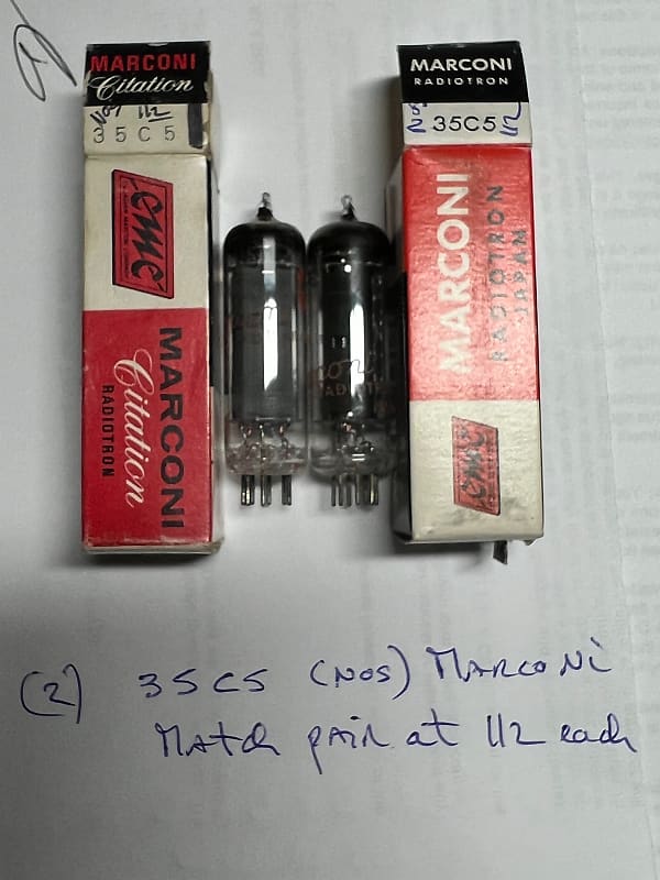 Marconi 35C5 ; match pair | Reverb