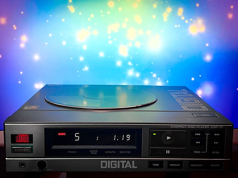 SONY CDP-7F 🌈RaRe🌈 Vintage CD/CDR Deck S-Connector Cable | Reverb