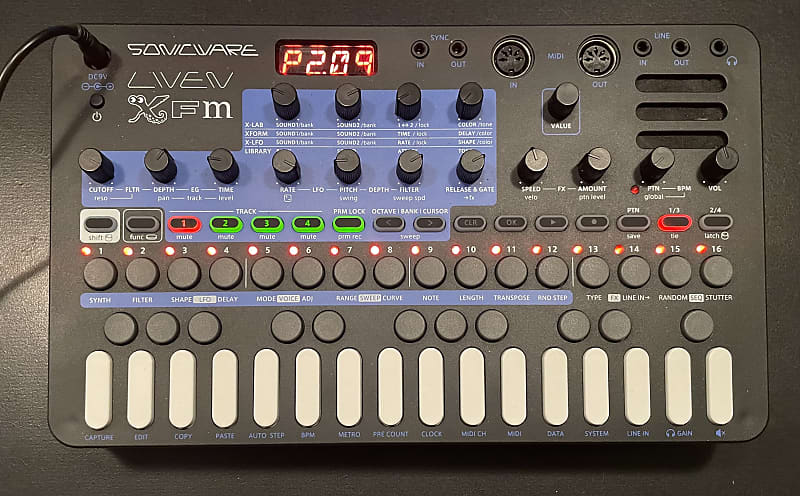 Sonicware Liven XFM 27-Key Multi-Track FM Synthesizer | Reverb