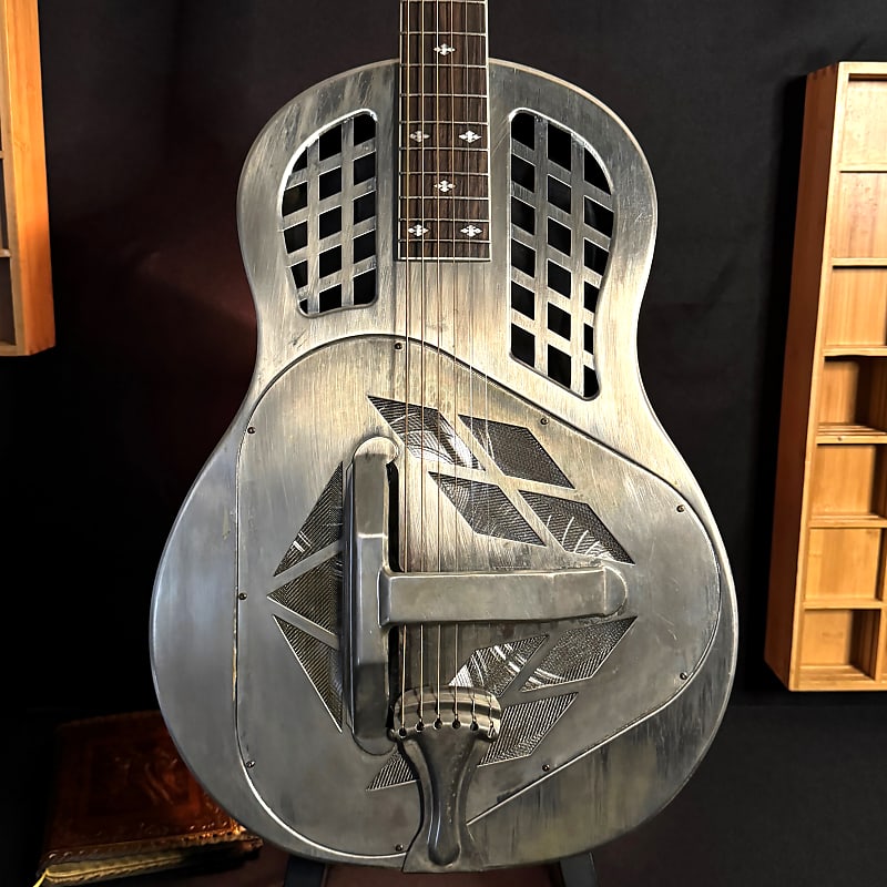 Royall Resonators Trifecta Relic Antique Steel Finish Brass | Reverb