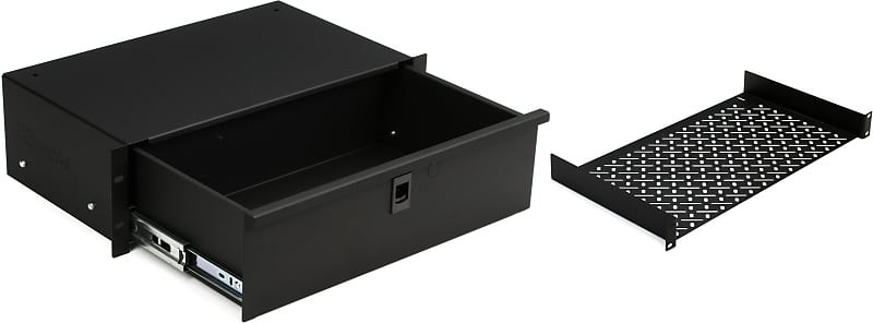 Gator GRW-DRWSH3 3U Shallow Rack Drawer Bundle with Middle | Reverb