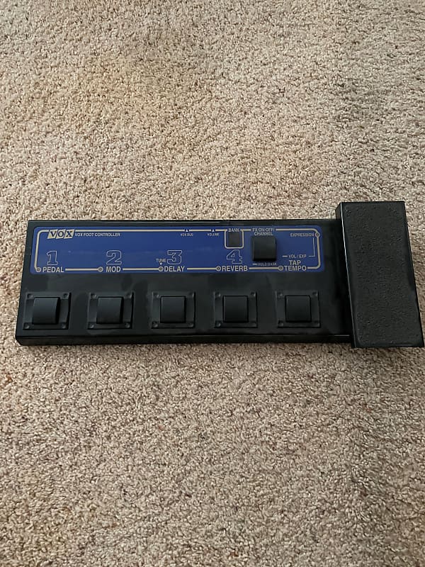 vox vc-4 foot controller 2007ish blue/black | Reverb