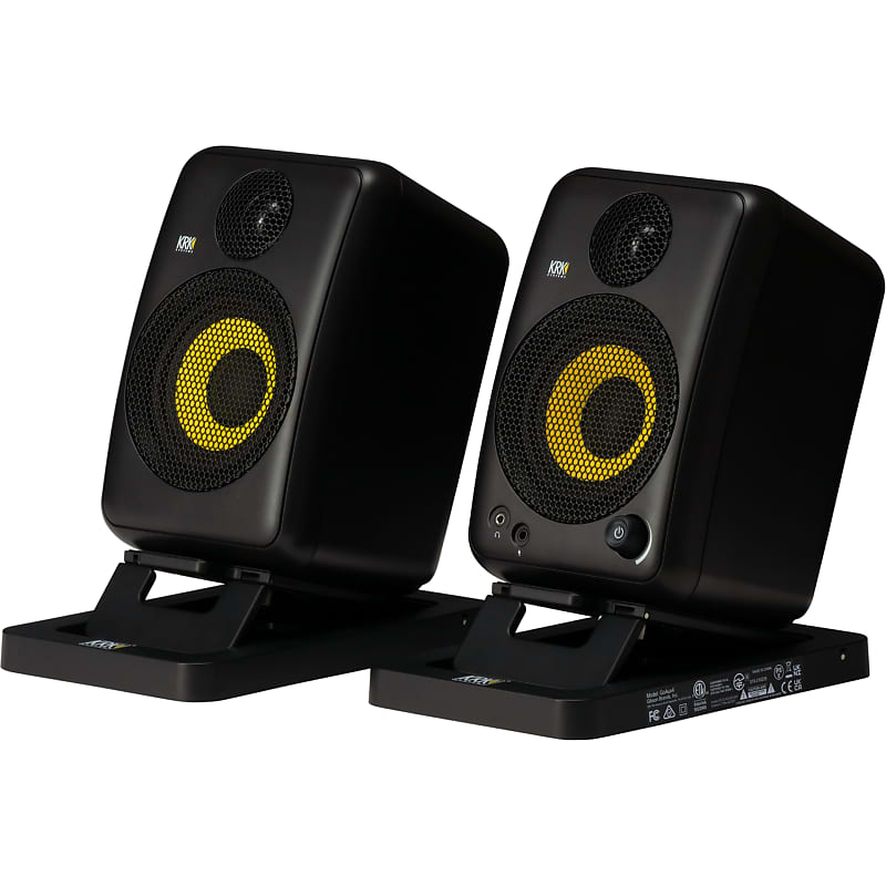KRK GoAux 4 Inch Portable Studio Monitor System - Pair | Reverb
