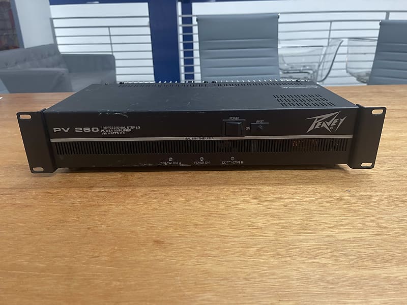 Peavey PV 260 Professional Stereo Power Amplifier | Reverb