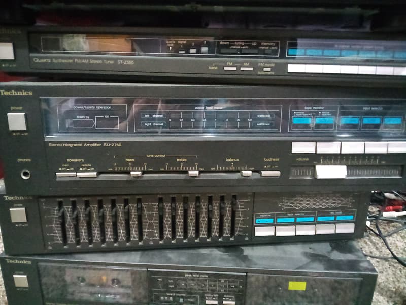 Technics Vintage Stereo System Black | Reverb