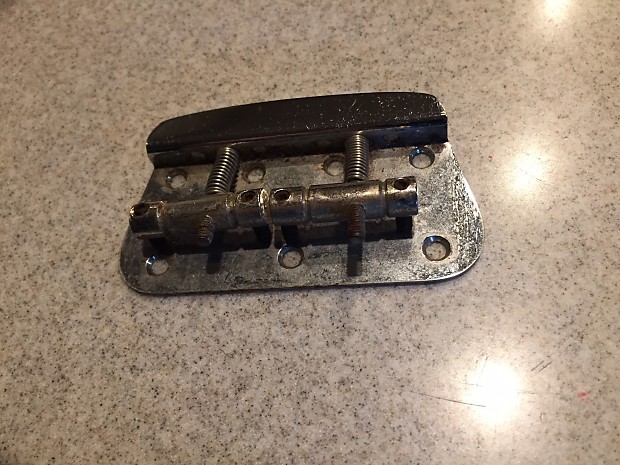 Vintage '70s Fender Musicmaster Bass Bridge | Reverb