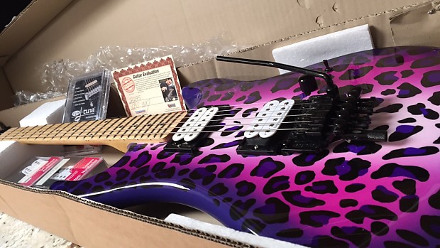 Kramer Satchel Pacer Vintage - Purple with Leopard Print 2016 | Reverb