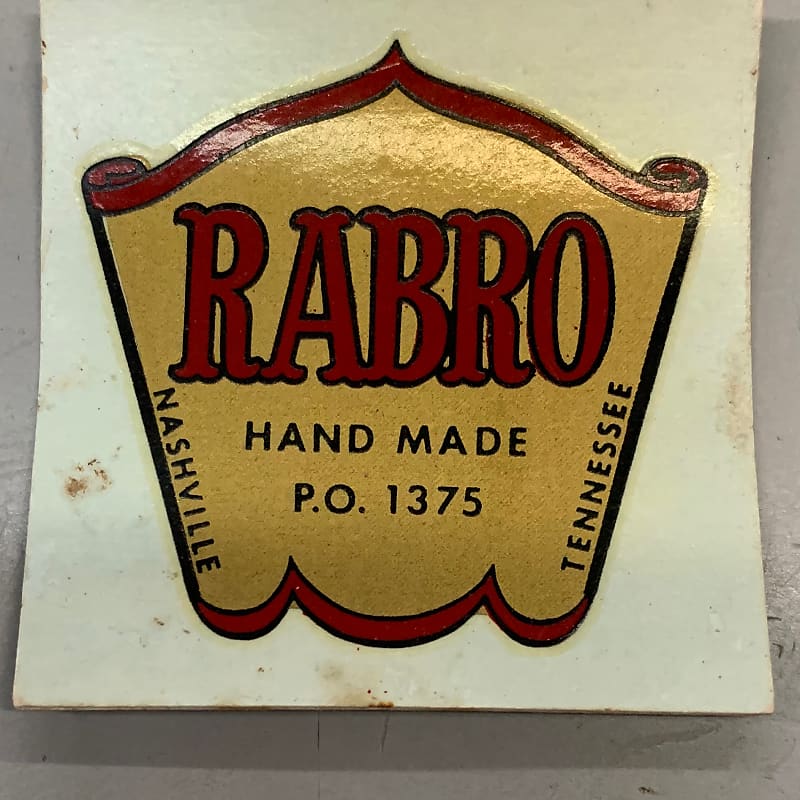 Rabro Guitar Decal Logo | Reverb