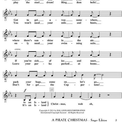 A Pirate Christmas - Holiday Musical for Young Voices | Reverb