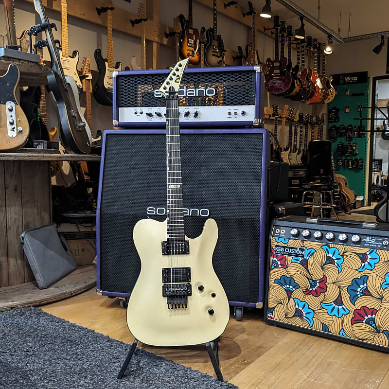 ESP The Eclipse Custom 1987-1988 - pearl White | Reverb