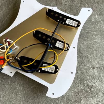 Wilkinson Prewired Pickguard Three Mini Toggle Switches Fully | Reverb