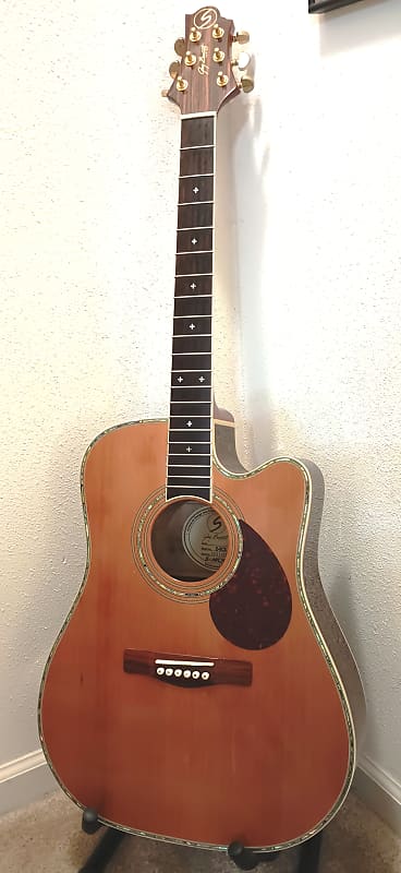 Greg Bennett D-8CE (Natural) | Reverb