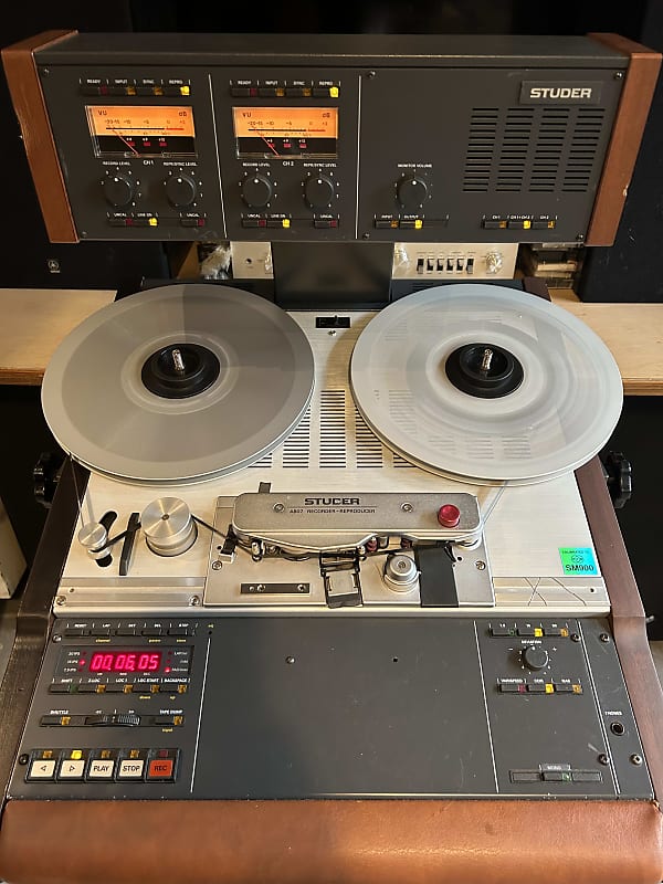 Studer A807 mkII HS 1/4" 3-speed high-speed reel to reel tape | Reverb