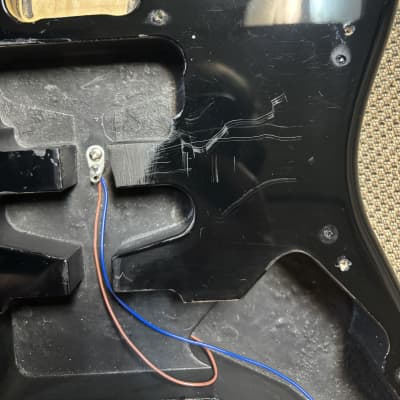 Squier Stratocaster (Unknown Year) - Black | Reverb