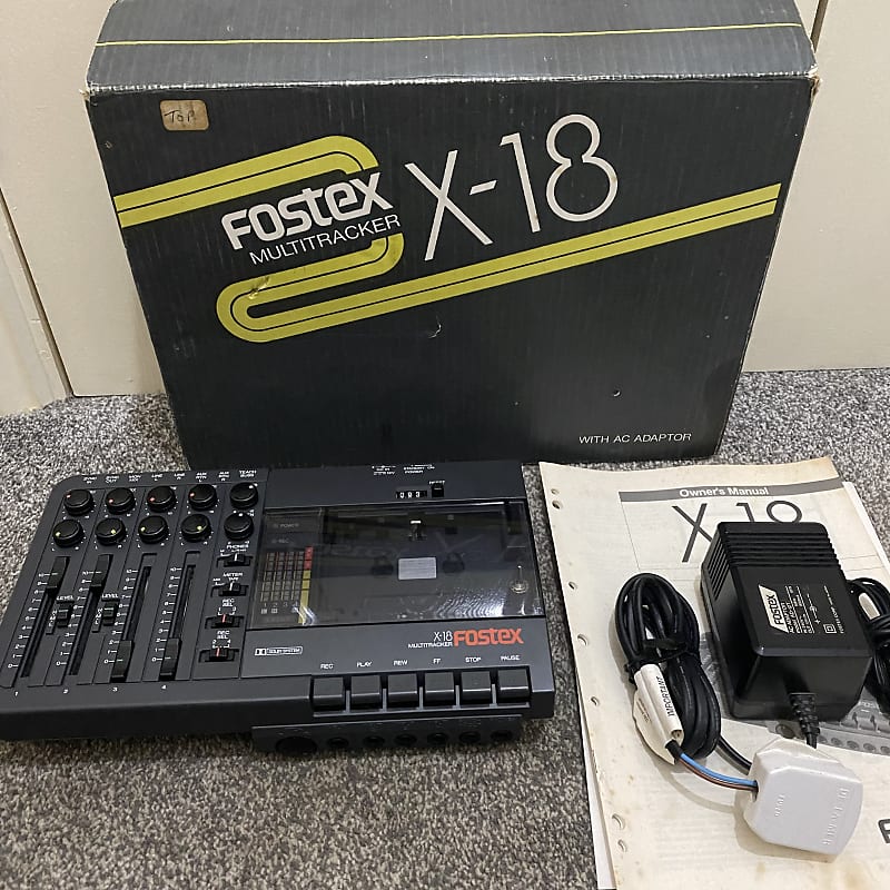 (Rare) FOSTEX X-18 Multitracker Analog 4 Track Cassette | Reverb