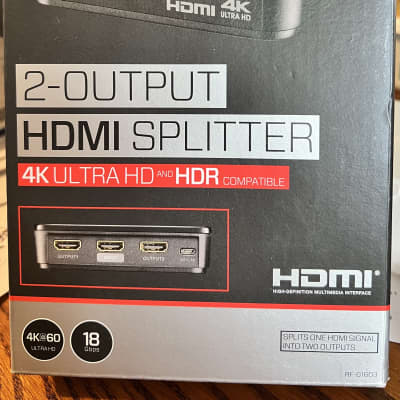Rocketfish HDMI splitter 2022 Black | Reverb
