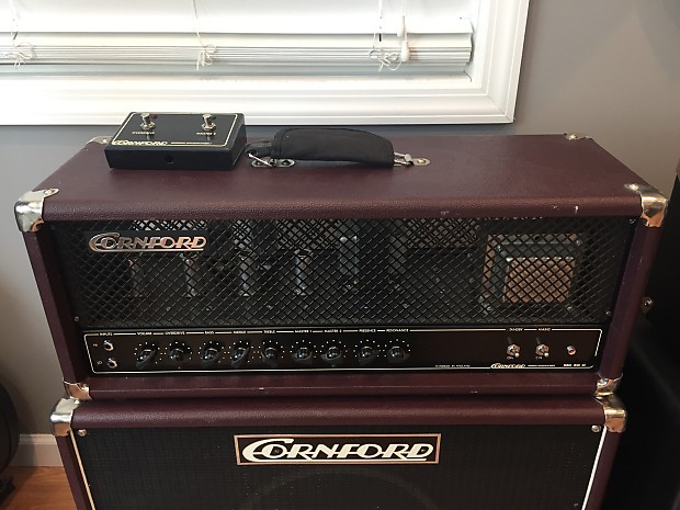 Cornford MK50 Martin Kidd 2002 Oxblood 50 watt tube amp head | Reverb