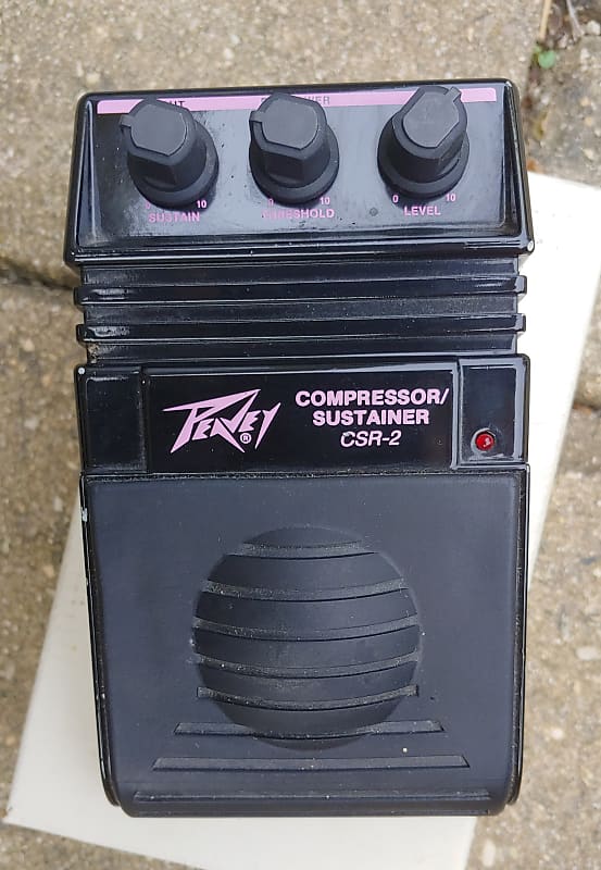 Peavey CSR-2 Compression / Sustain Pedal 80's Made in USA | Reverb
