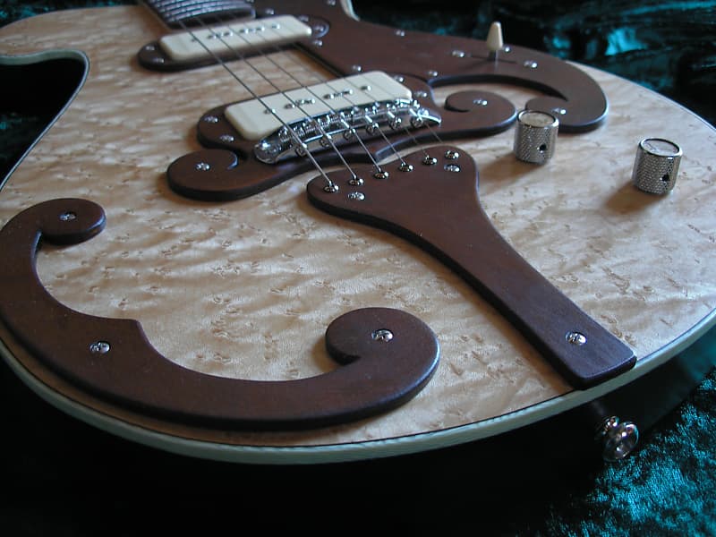 Wildwood Guitars E-Guitar (Merle Travis /Bigsby Style) natur | Reverb