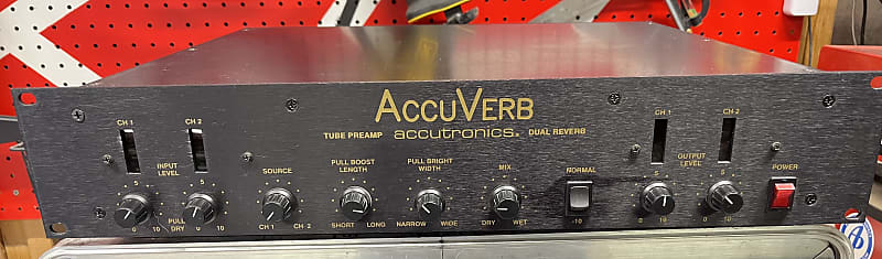 Accutronics AccuVerb - Tube Preamp / Dual Spring Reverb - | Reverb