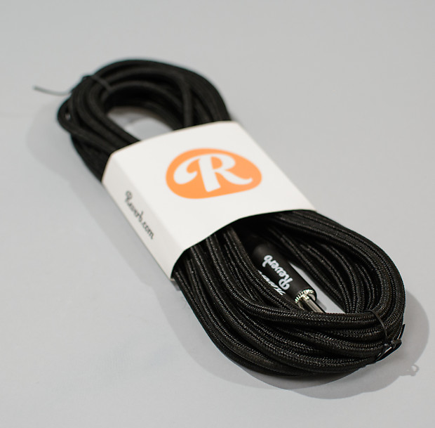 Reverb 20-foot 1/4" Guitar Cable - Black | Reverb